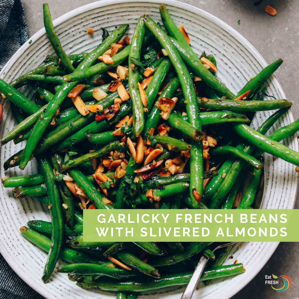 Garlicky French Beans with Slivered Almonds - Eat Fresh – Eat FRESH HK